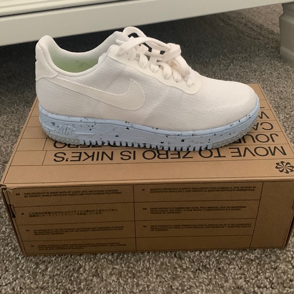 Nike | Shoes | Brand New In Original Box White Nikes With Light Blue ...
